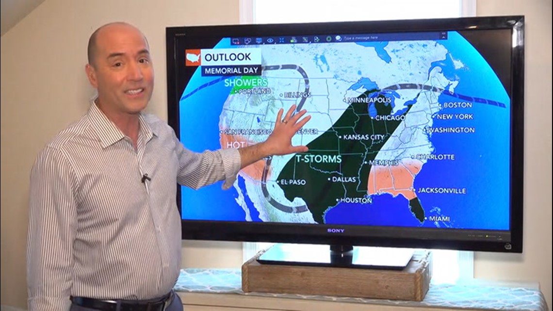 Bernie Rayno breaks down the Memorial Day forecast | wtsp.com