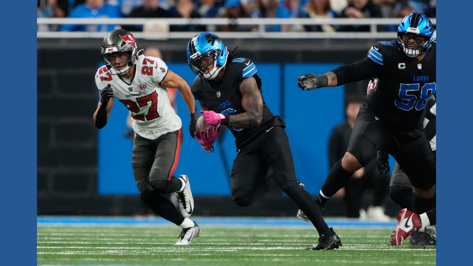 Gibbs has career-high 218 yards of offense and 2 TDs, helping Lions bounce back and beat Bucs 24 ...