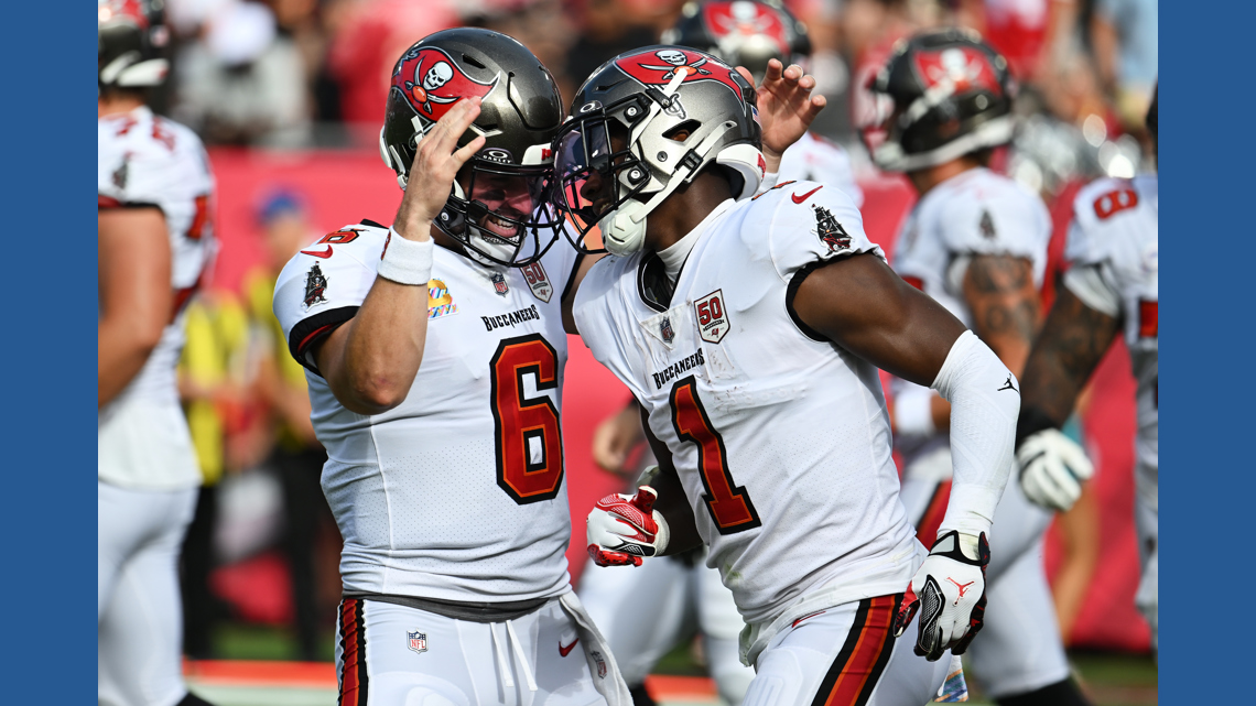 Baker Mayfield tosses 2 touchdown passes and the Buccaneers beat the ...