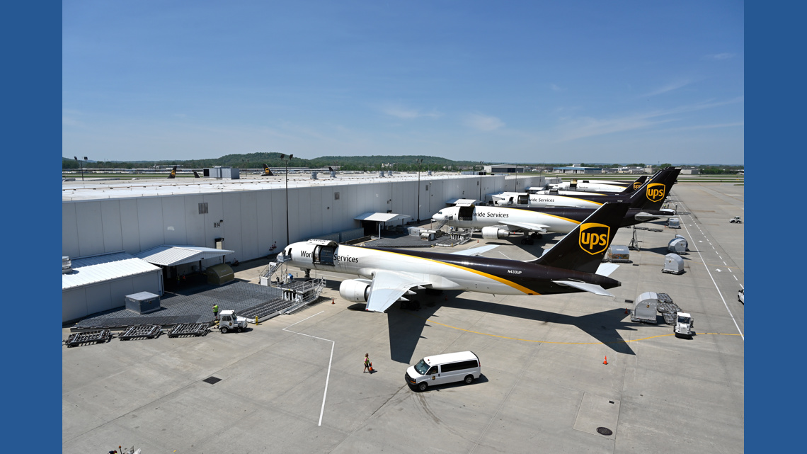 UPS distribution hub in Louisville has 300 flights per day. What to ...