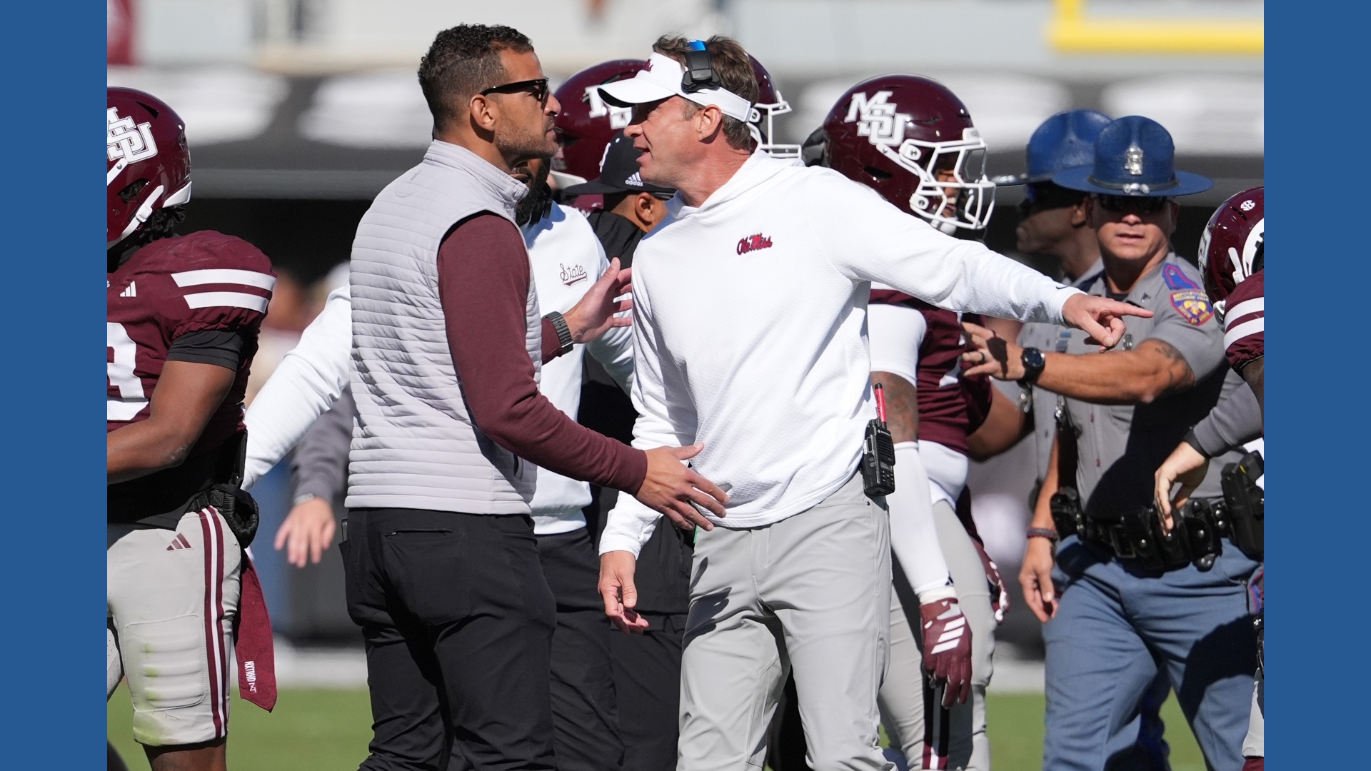Ole Miss coach Lane Kiffin emotional, non-committal about his future ...