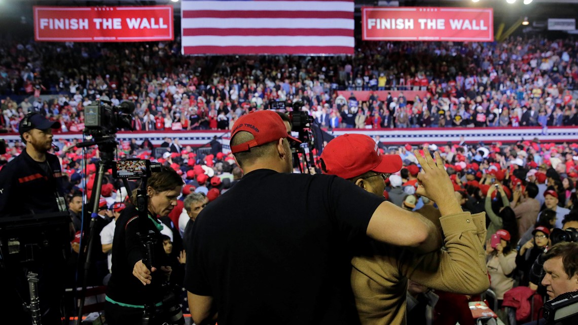 BBC cameraman 'violently' attacked at Trump rally by man in MAGA hat ...