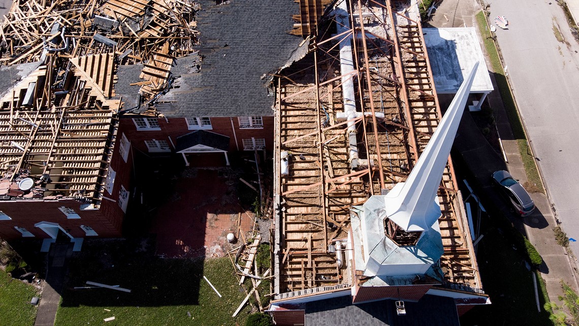 Hurricane Michael downs countless trees in Marianna, Florida | wtsp.com