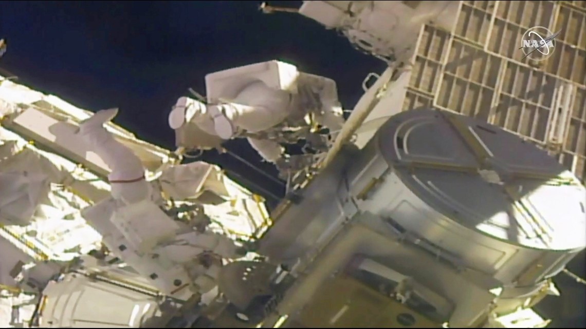 Spacewalk International Space Station project complete | wtsp.com