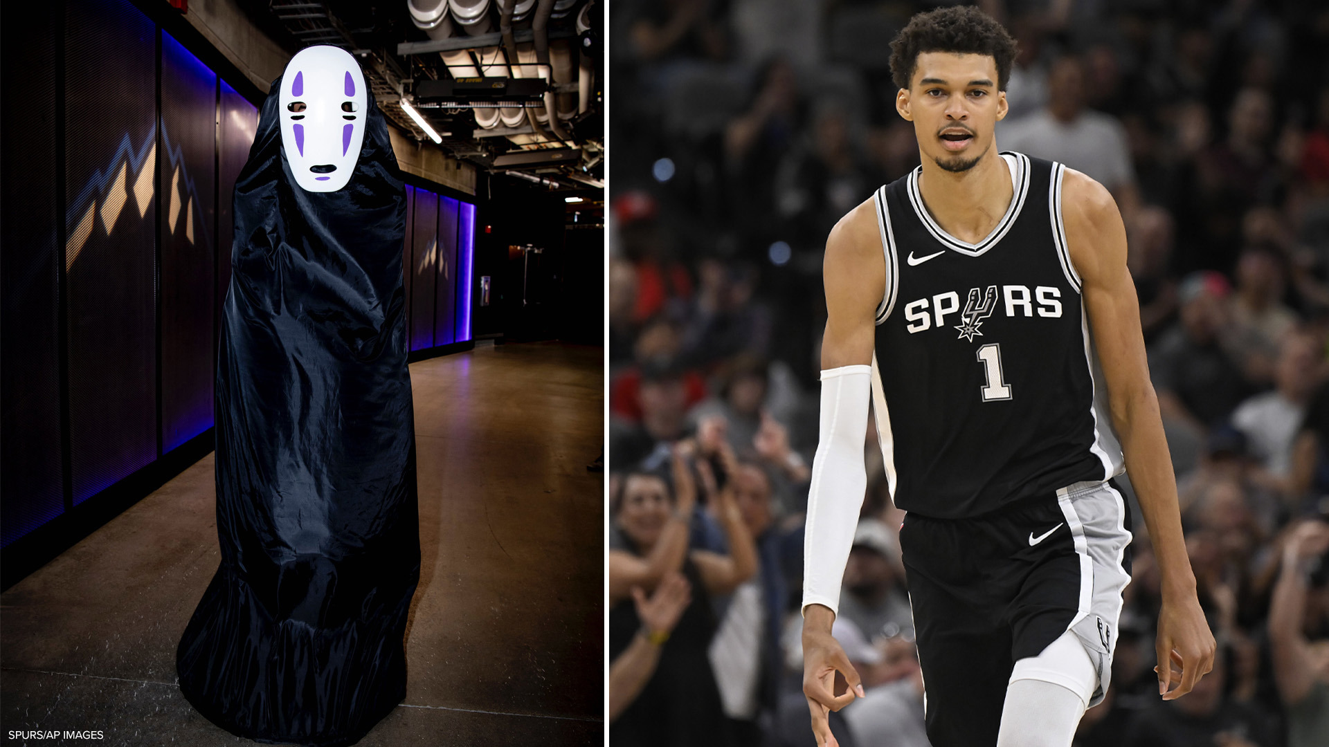 LOOK: Wembanyama sports 'Spirited Away' Halloween costume | wtsp.com