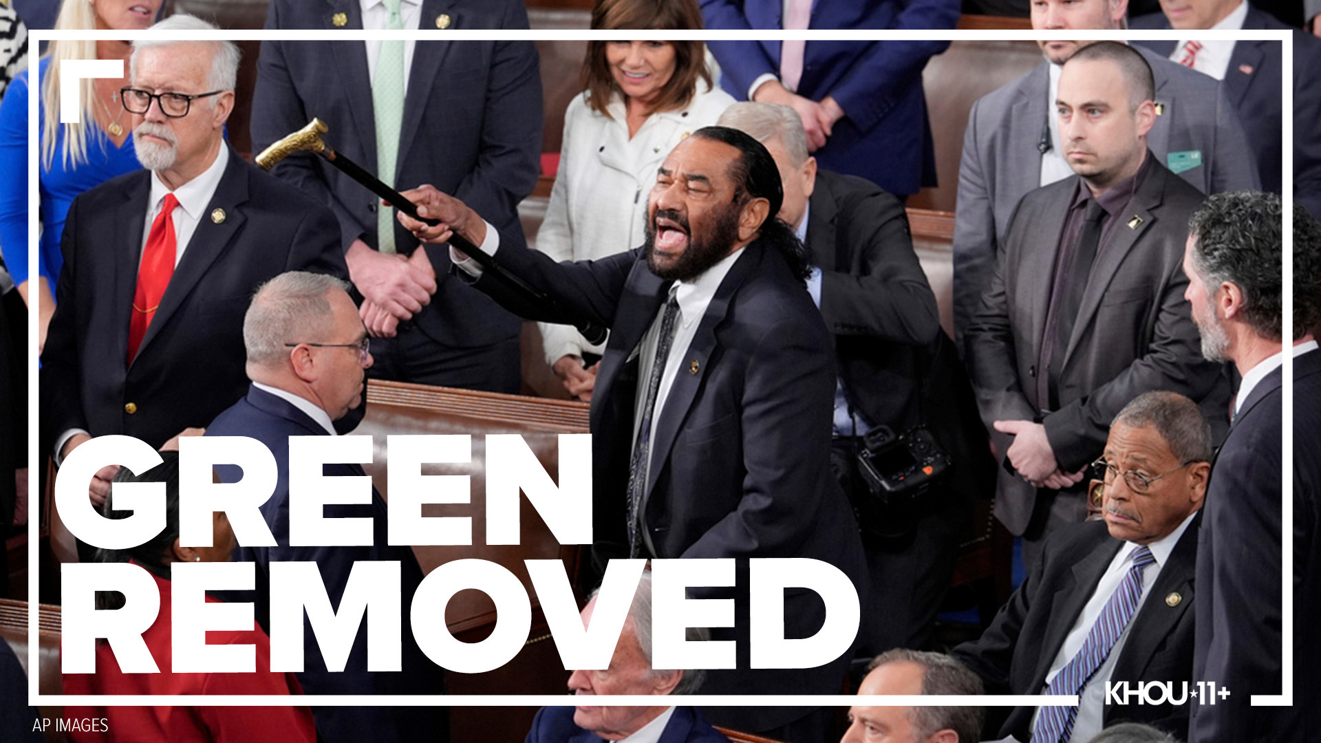 Rep. Al Green removed from Trump's speech to joint session of Congress ...