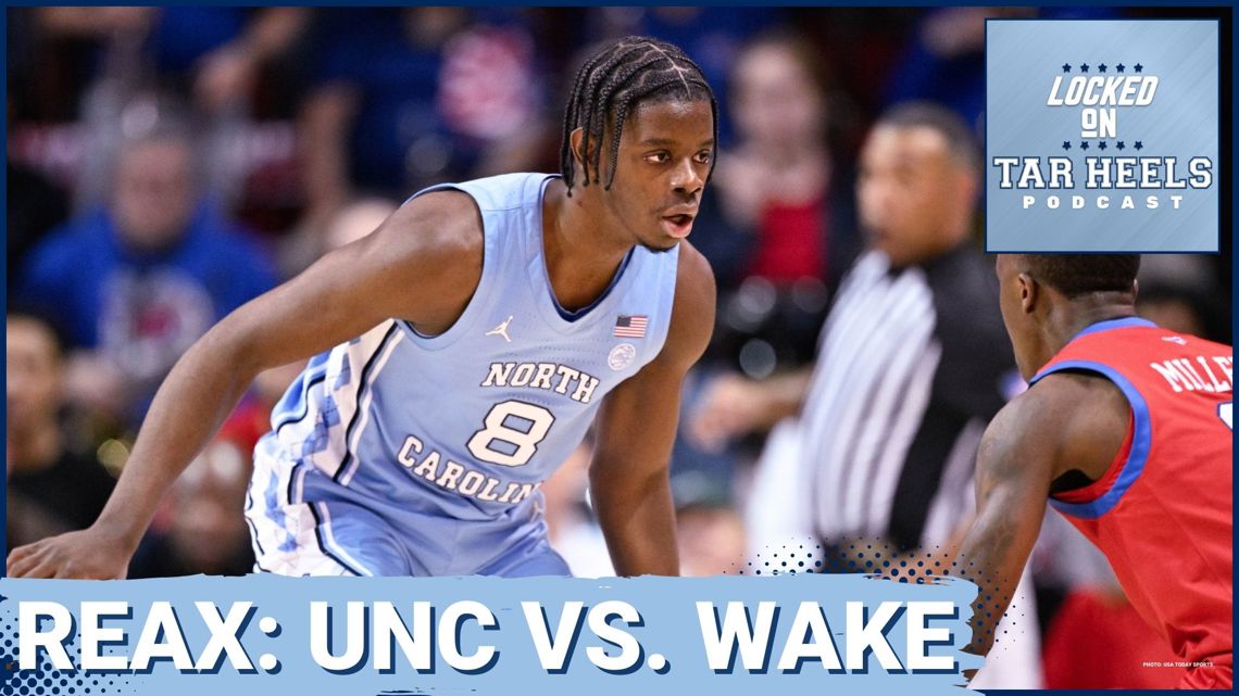 REACTION: UNC Tar Heels HOLD ON After Letting Wake Back in the Game ...