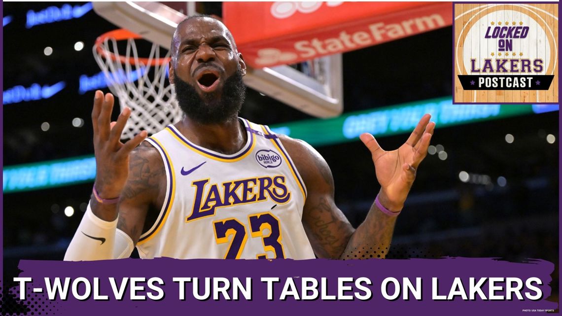 LAKERS POSTCAST T-Wolves turn the tables on Lakers in GAME 1. REACTION ...