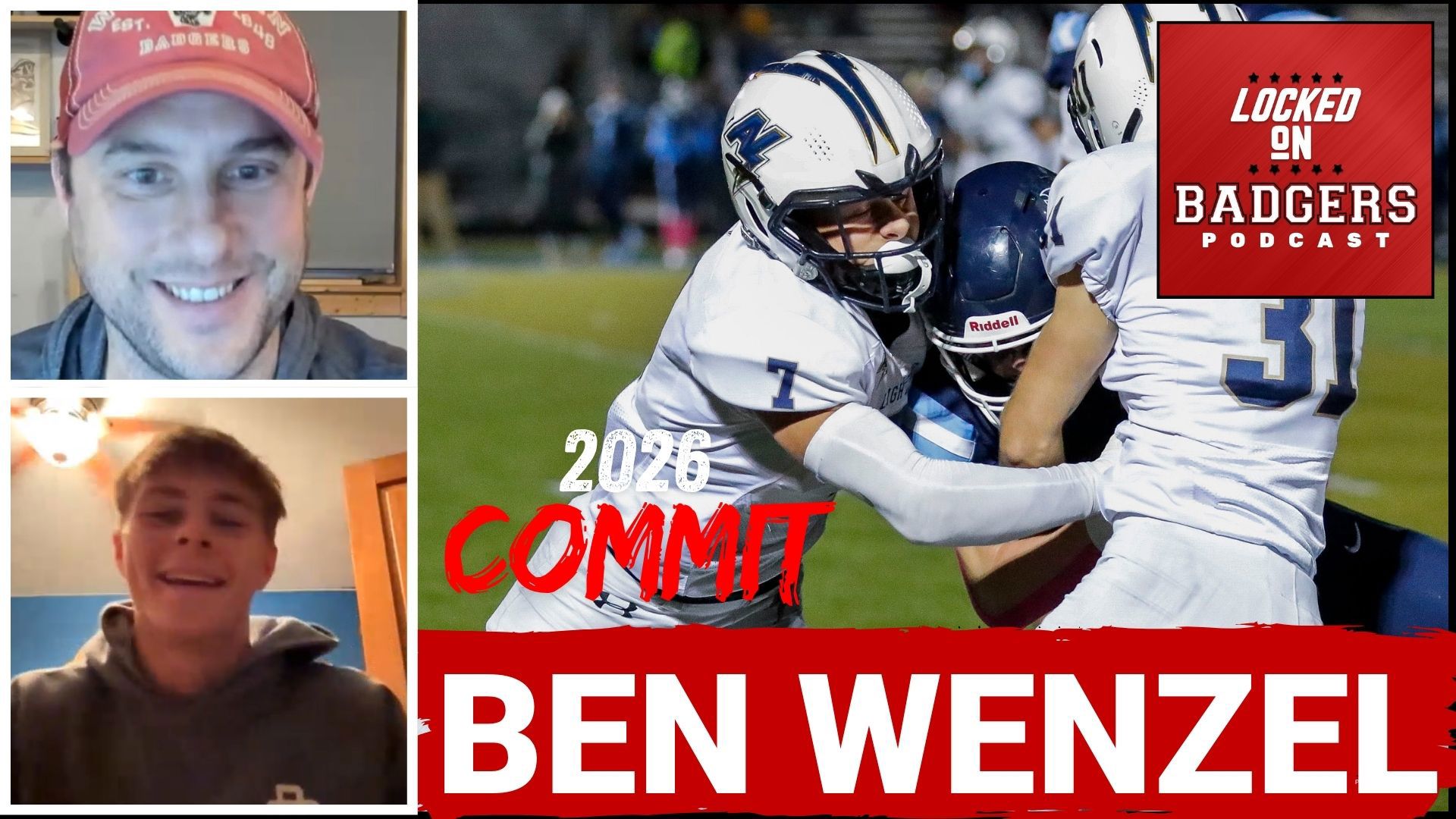 EXCLUSIVE Ben Wenzel JOINS the show! '26 Badgers COMMIT talks about his ...