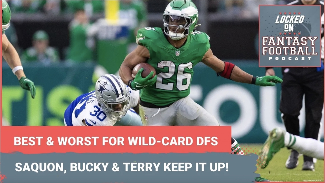 Fantasy football best and worst DFS plays at RB, WR, QB for NFL wild-card playoffs | wtsp.com