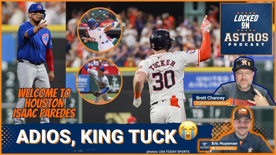 Astros trade King Tucker to the Cubs for more Paredes! | wtsp.com