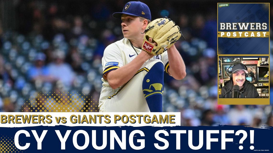 BREWERS POSTCAST: Brewers WIN 3rd Straight Game | Harrison Strikes Out ...