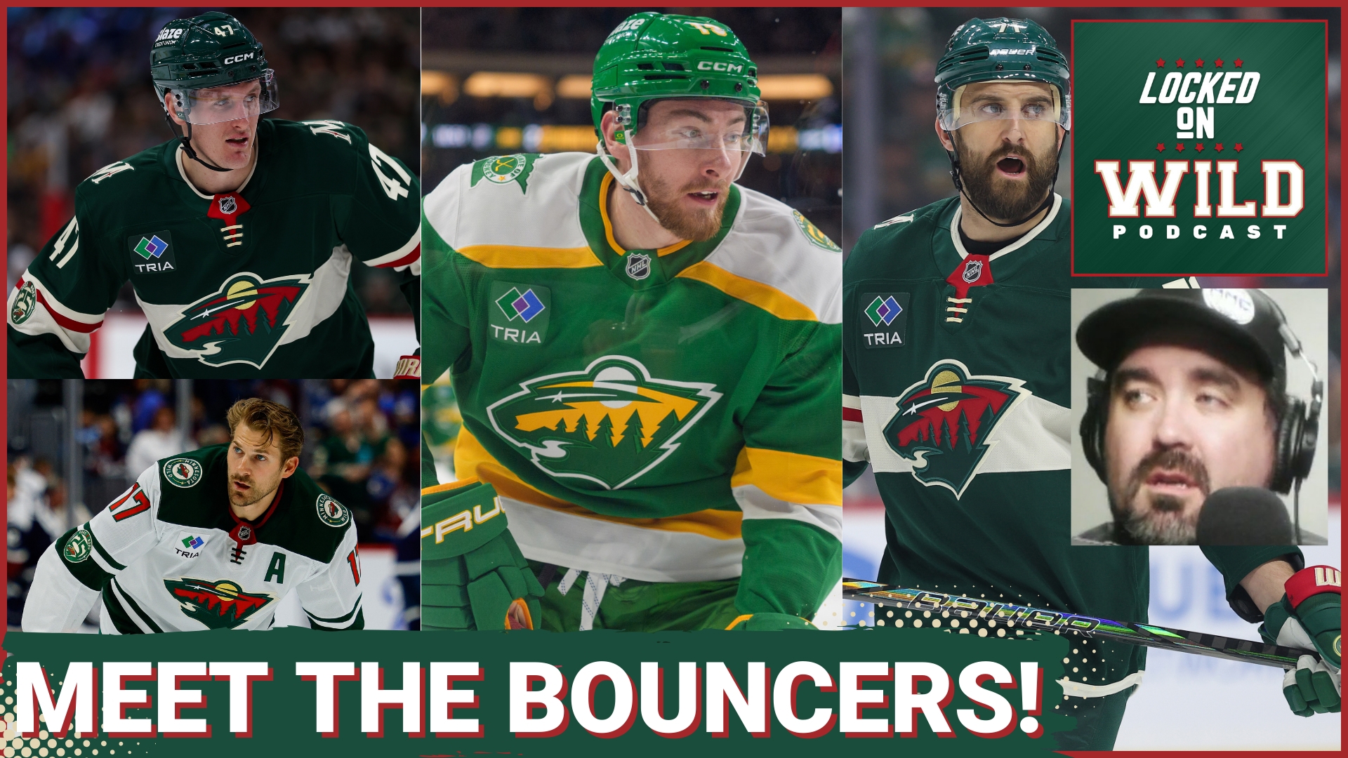 BOUNCERS: Minnesota Wild UNLEASH Michael McCarron, Nick Foligno & Yakov ...