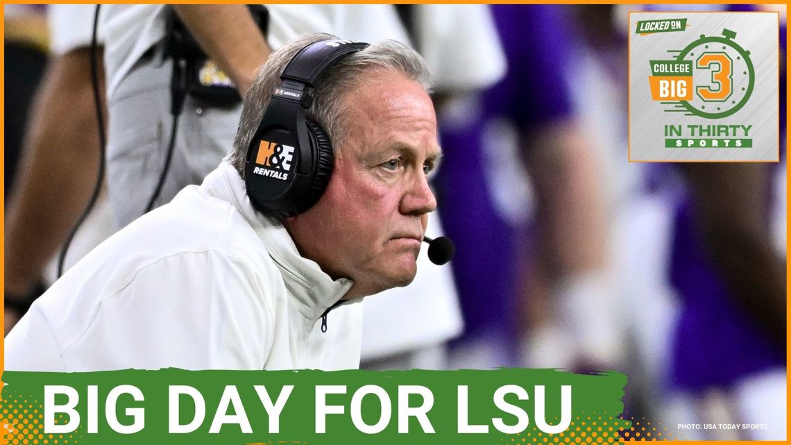LSU Has A Massive Recruiting Day To Finish The Week | The Big 3 in 30 College | wtsp.com