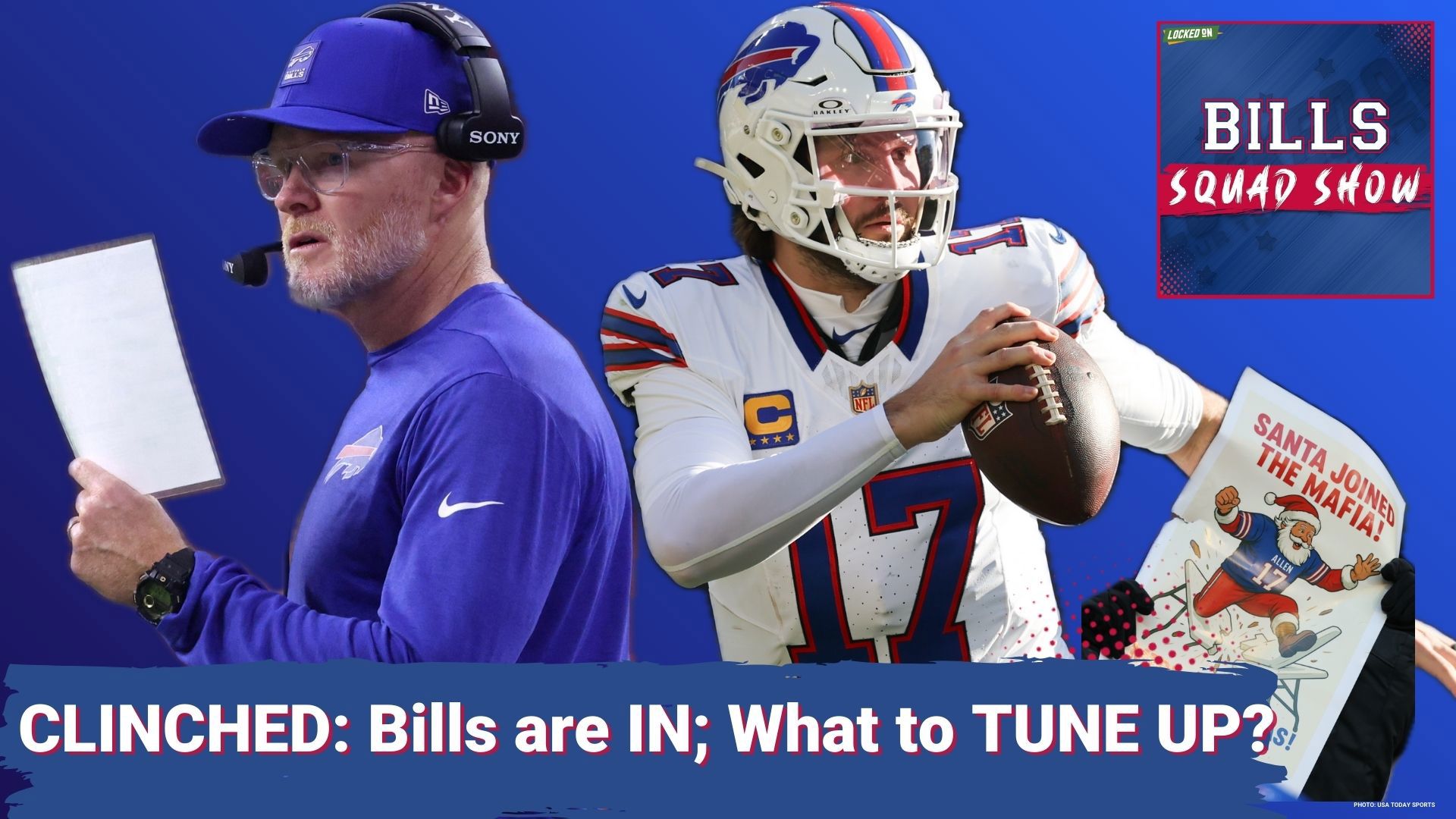 BILLS SQUAD SHOW: Bills CLINCH spot; How can they peak? BUF/PHI preview ...