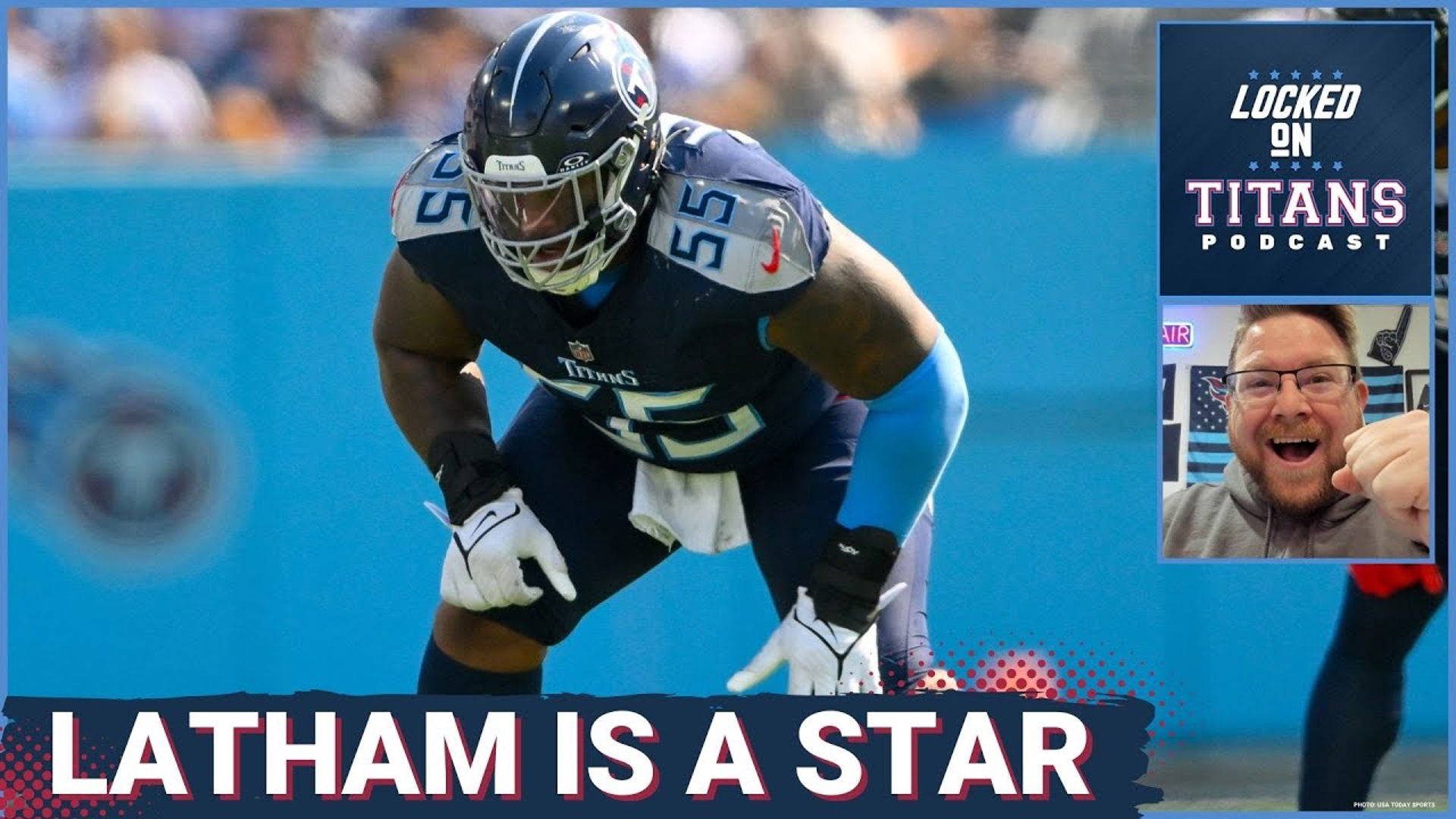 Tennessee Titans JC Latham is a FRANCHISE LEFT TACKLE, Historic Titans ...