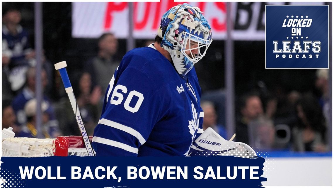 Toronto Maple Leafs get Joseph Woll back vs. Blackhawks, salute to Joe ...