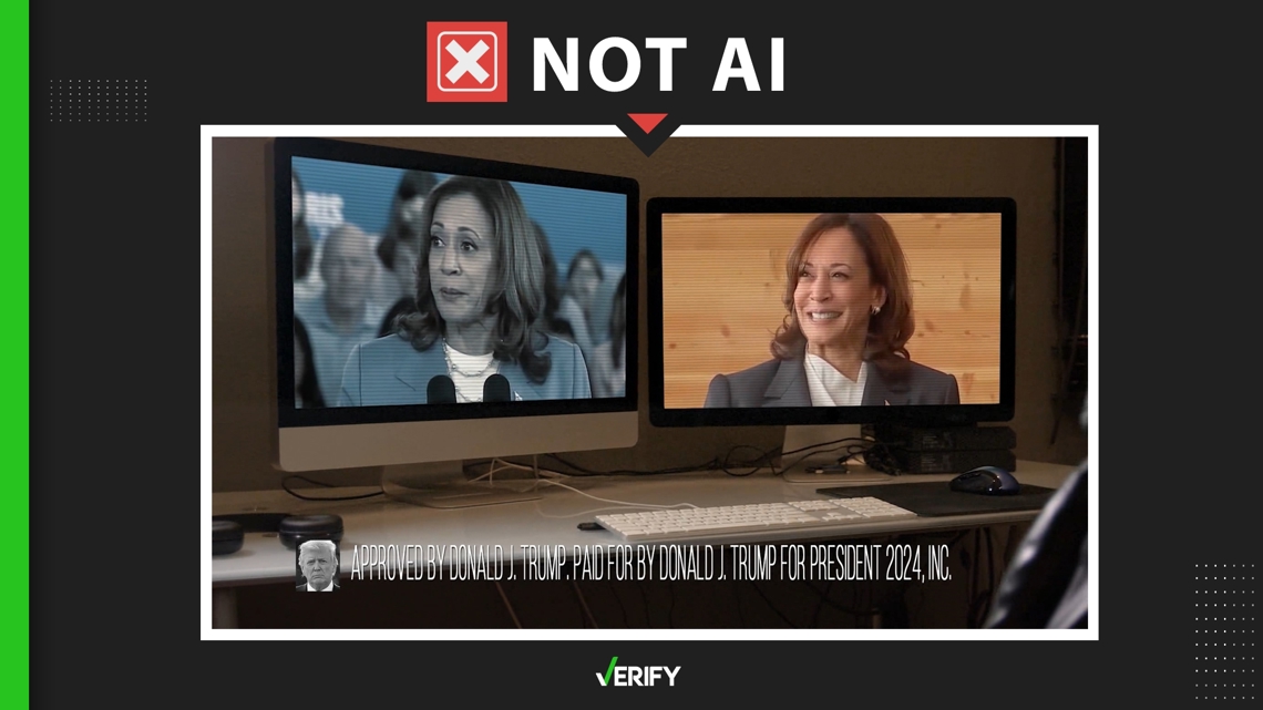 Kamala Harris not AI deepfake in Trump campaign ad on economics | wtsp.com