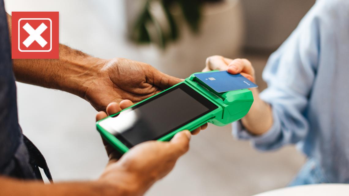 Customers aren’t charged an extra fee to use tap-to-pay | wtsp.com