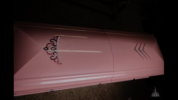 Athena Strand's funeral service included a custom pink casket | wtsp.com
