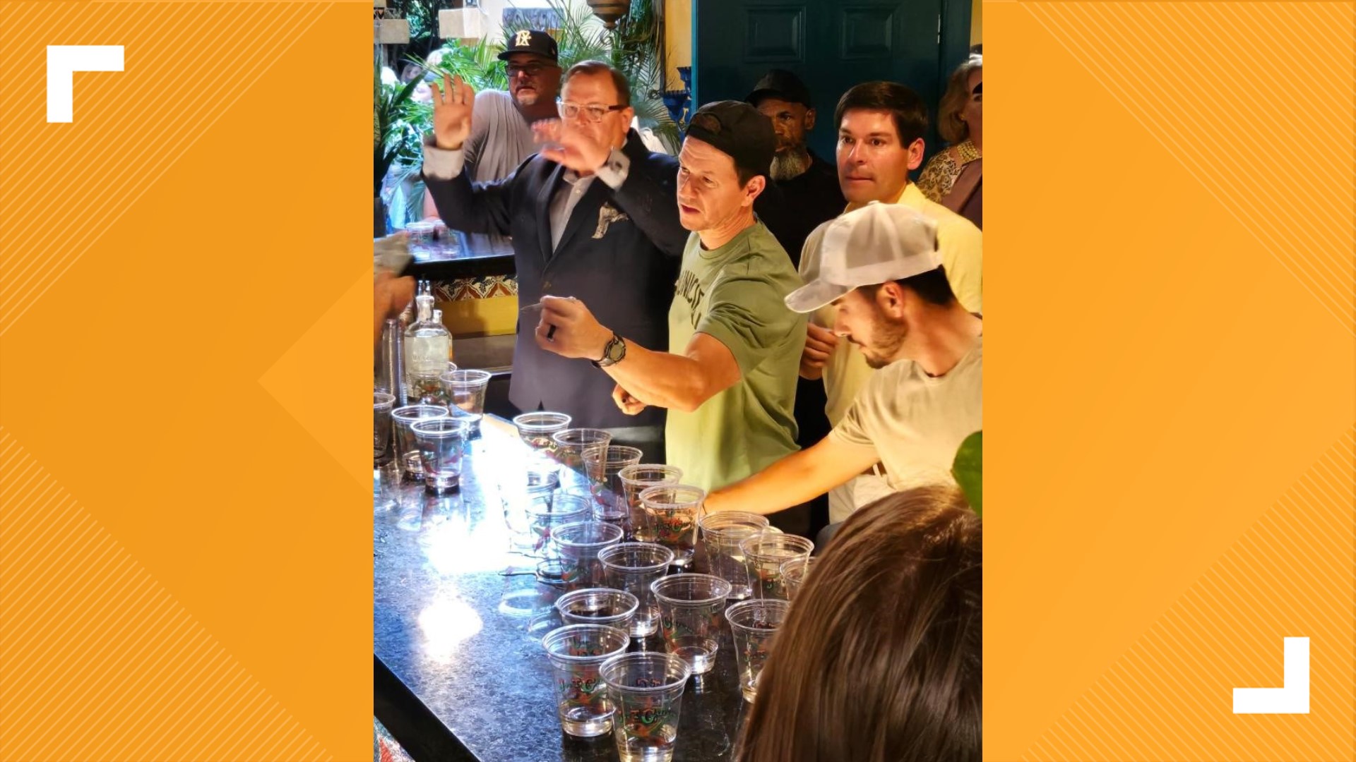 Mark Wahlberg visits Fort Worth's Joe T. Garcia's, serves tequila ...