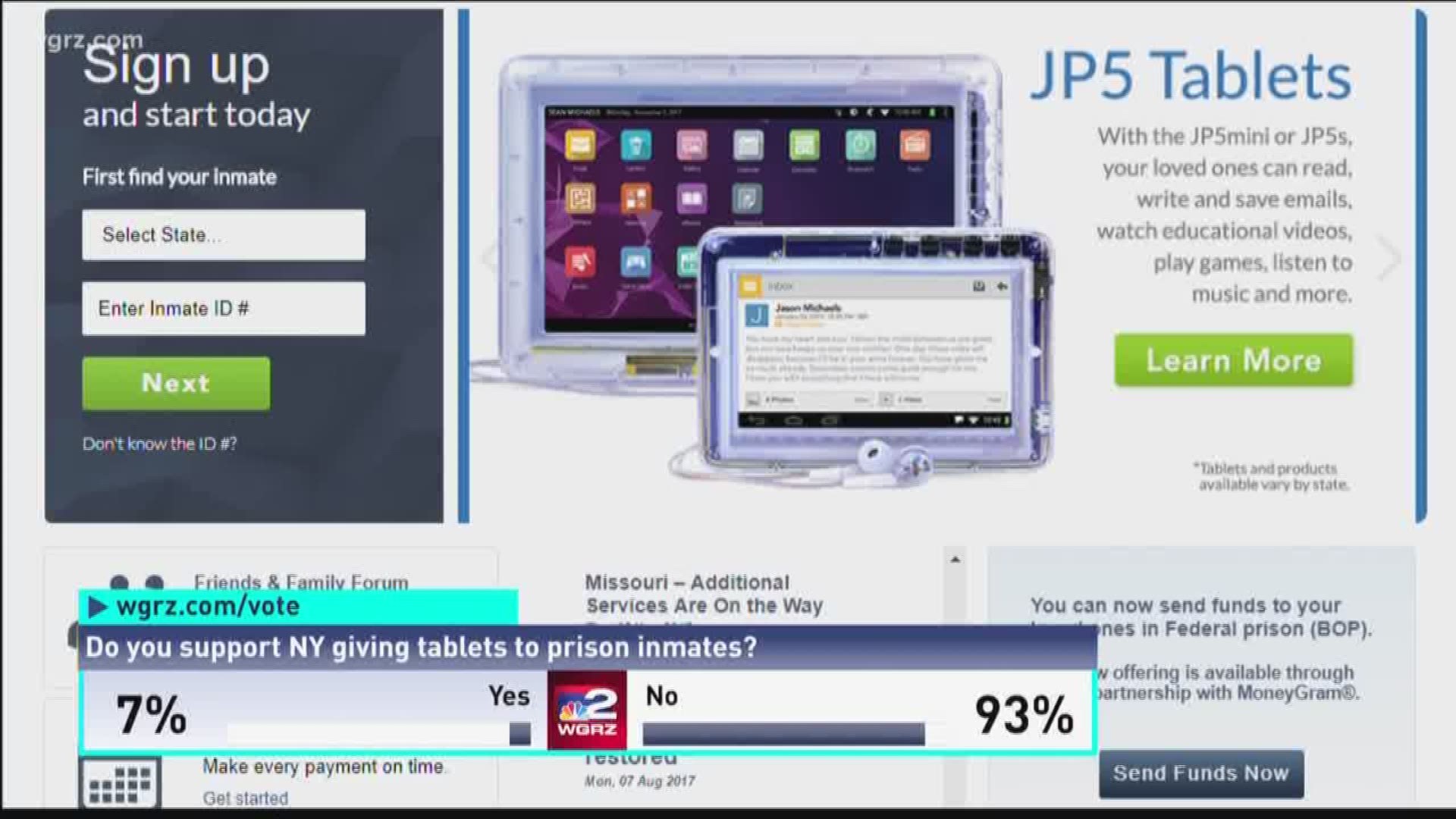 New York state inmates to get free tablets | wtsp.com