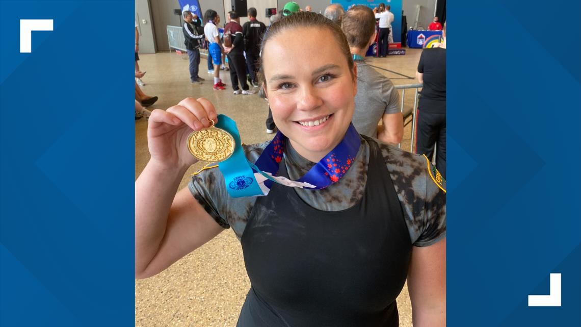 Indiana officer breaks records at World Police and Fire Games | wtsp.com