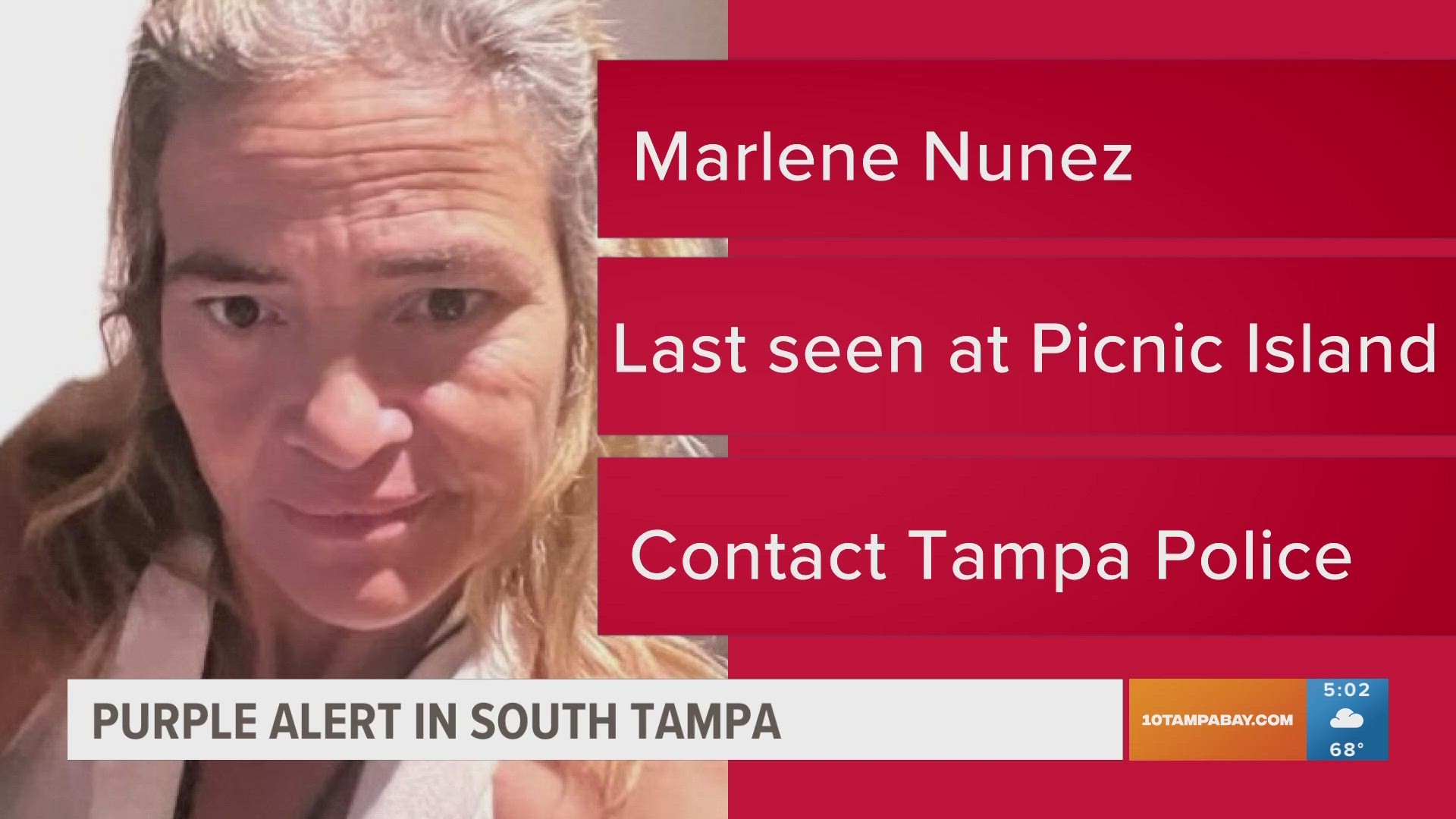 Purple Alert issued for missing Tampa woman who made concerning ...