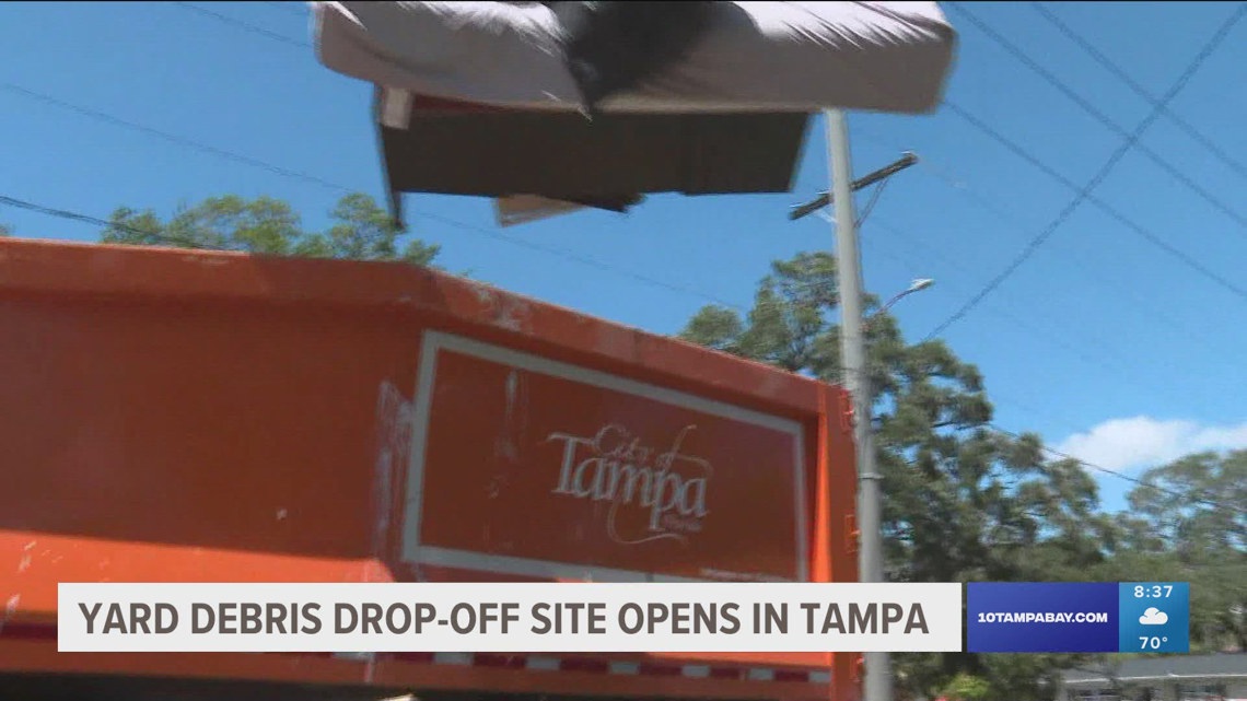 Yard debris drop-off sites open in Tampa | wtsp.com