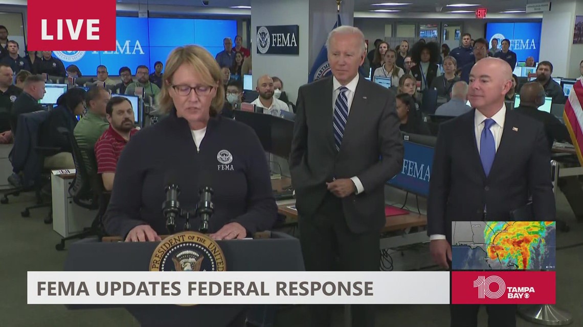 President Biden, FEMA give update on Federal response | wtsp.com