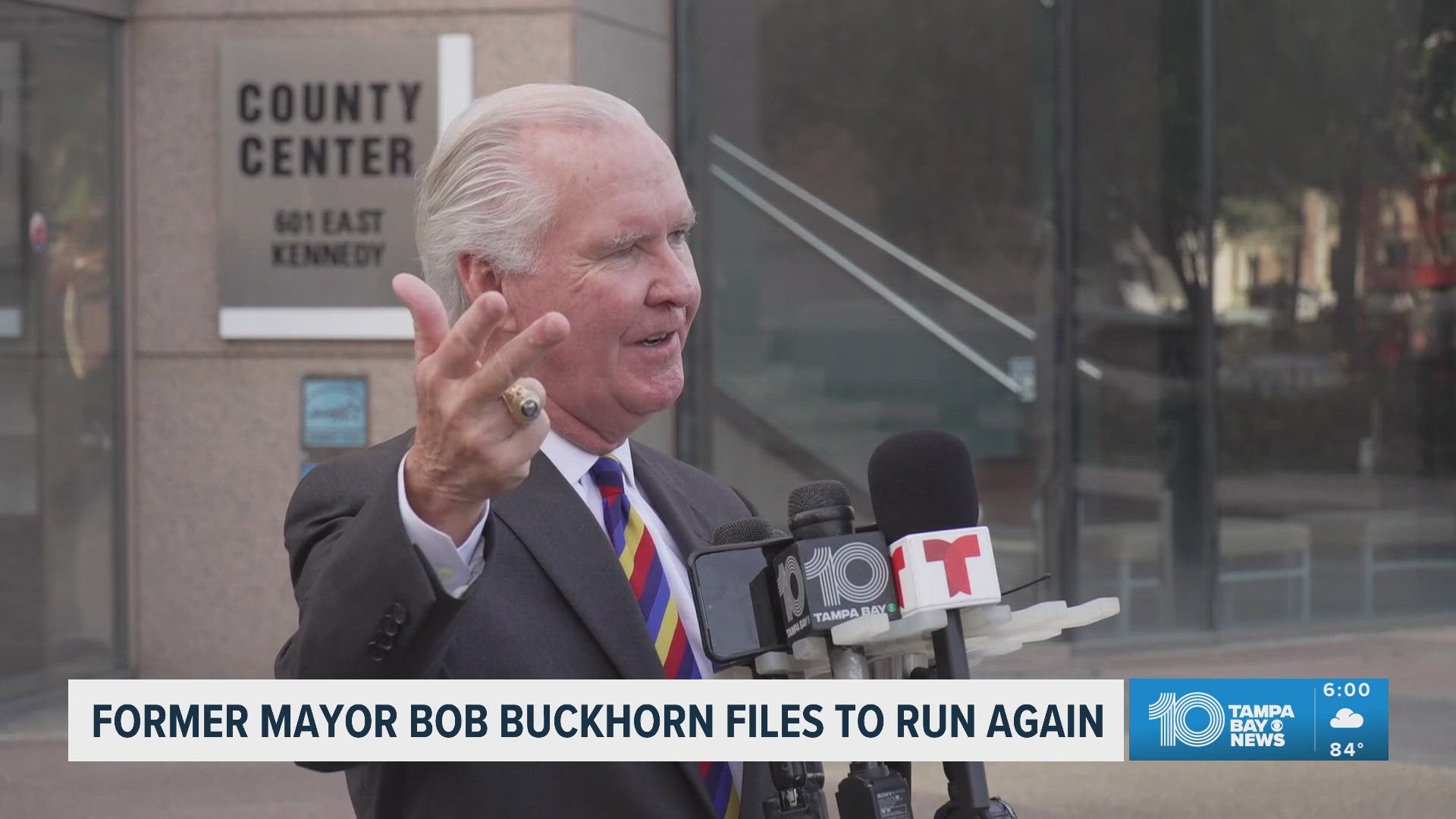 Bob Buckhorn files paperwork to run for mayor in Tampa | wtsp.com
