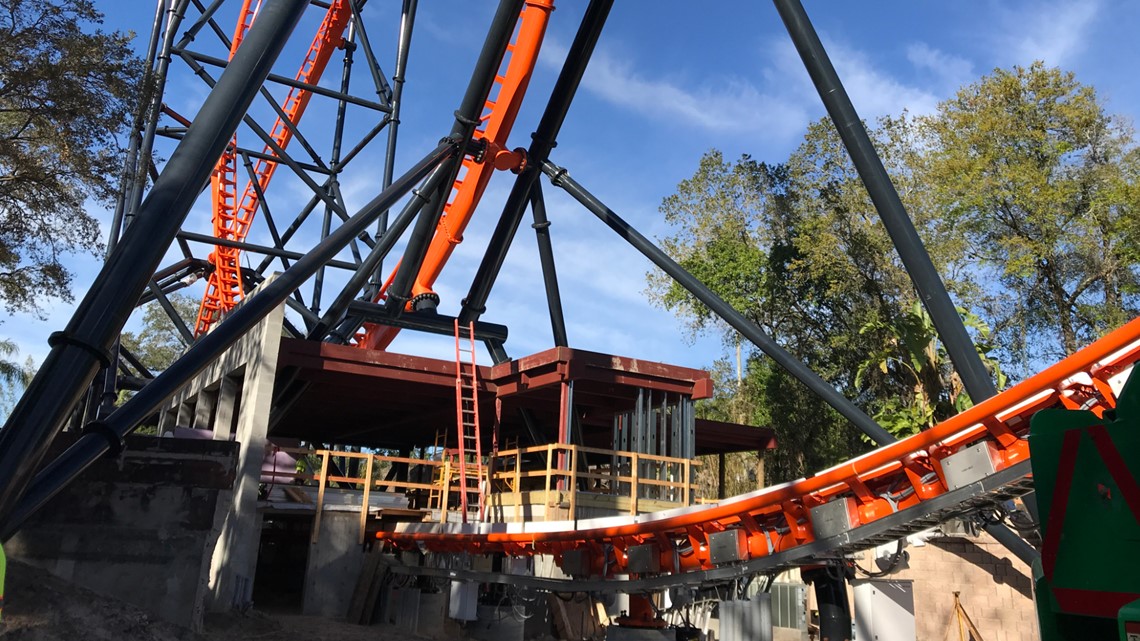 A behind the scenes look at Busch Gardens' new roller coaster, Tigris ...