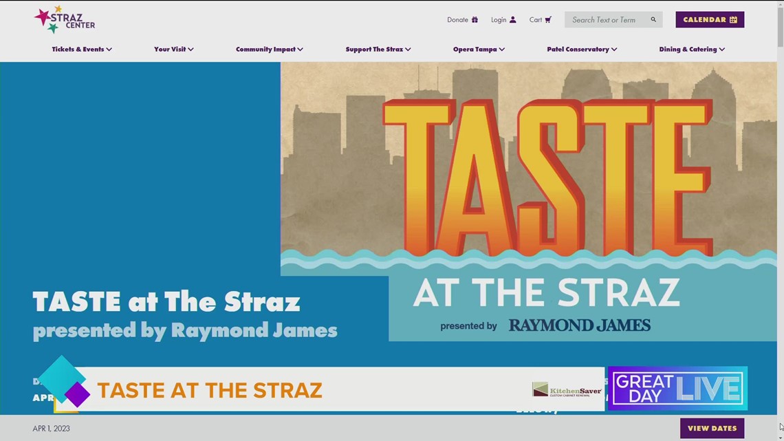 TASTE at The Straz coming this weekend | wtsp.com