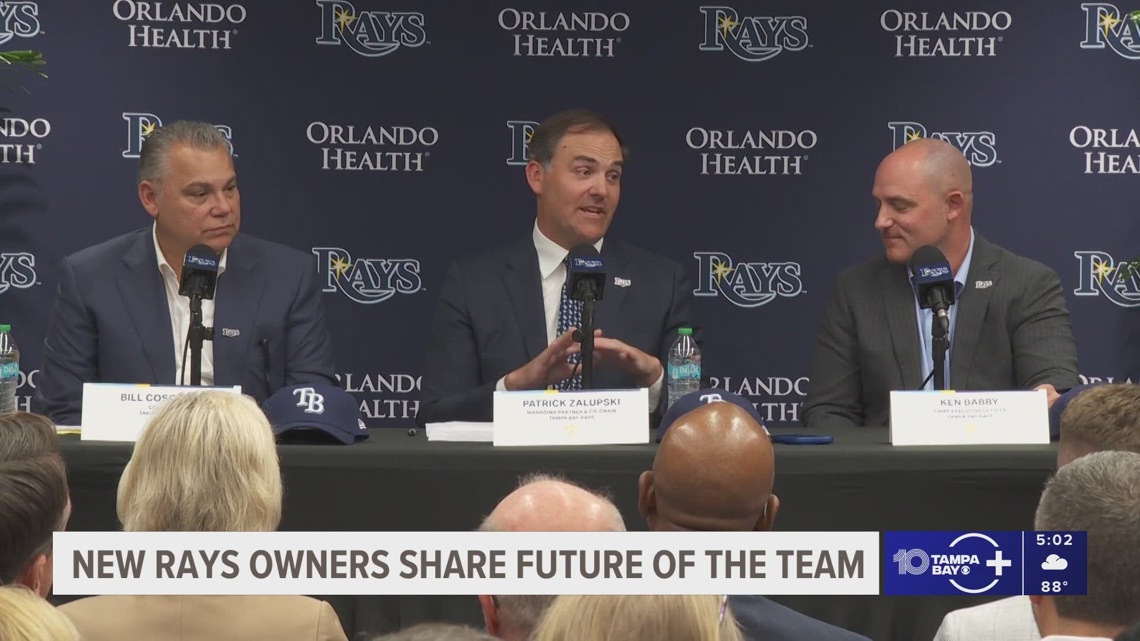New Tampa Bay Rays owners talk about the future of the team — but where ...