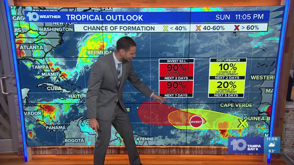 Tracking the Tropics: Tropical depression likely to form over next day ...