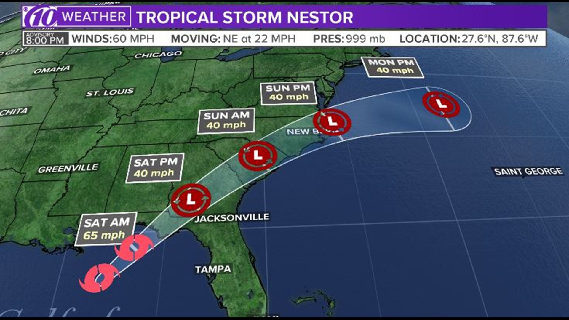 Disturbance has a 40-percent chance of development in the Gulf | wtsp.com