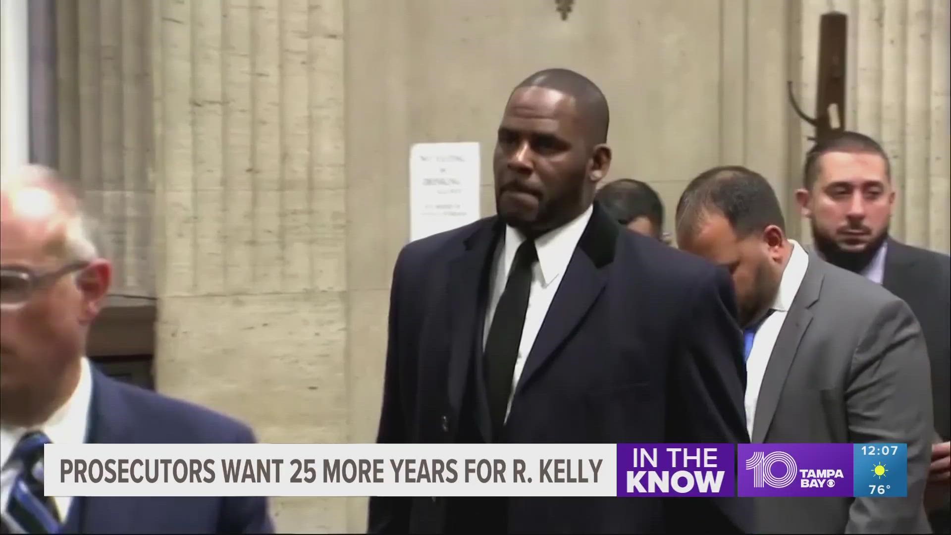 Prosecutors want R. Kelly to serve 25 additional years in jail | wtsp.com