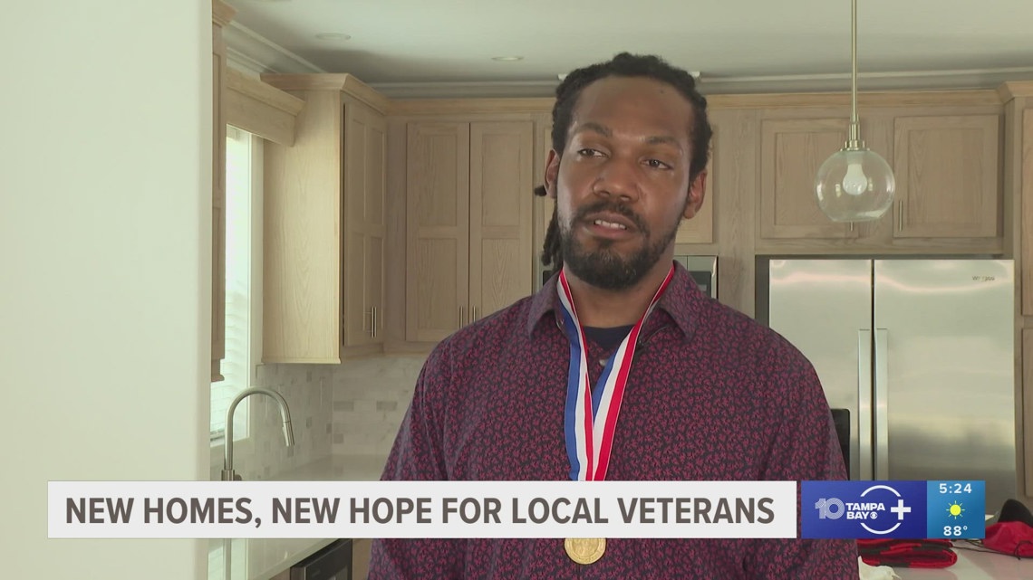 'Grateful': Two Tampa veterans have a new place to call home | wtsp.com
