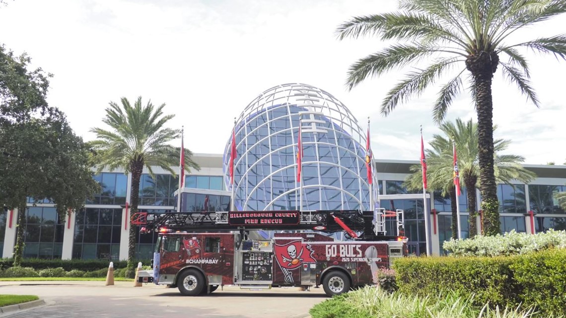 HCFR welcomes new fire engine "CHAMPABAY's Fire Truck" | wtsp.com
