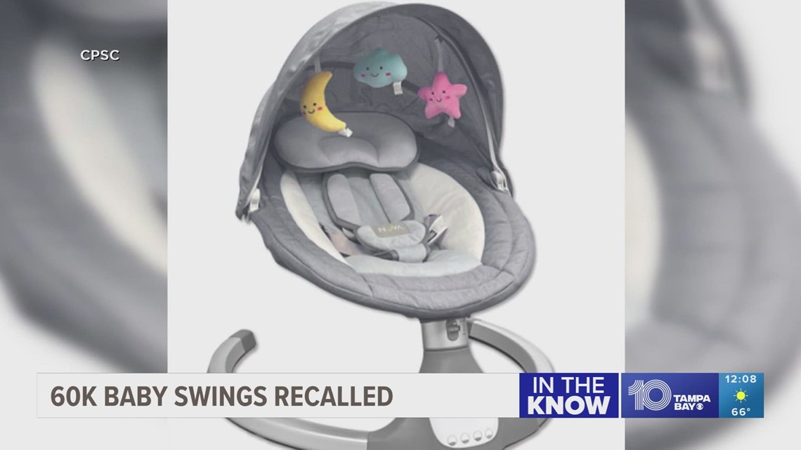 Baby swings recalled for suffocation risk | wtsp.com