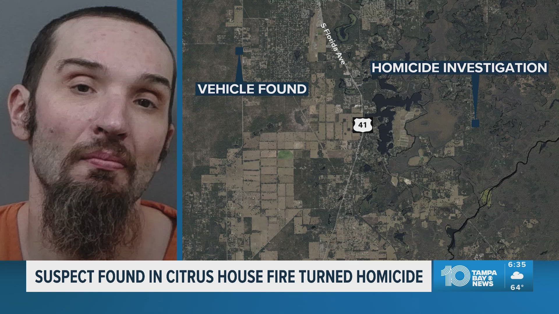 Floral City man arrested following fire-turned-homicide investigation ...