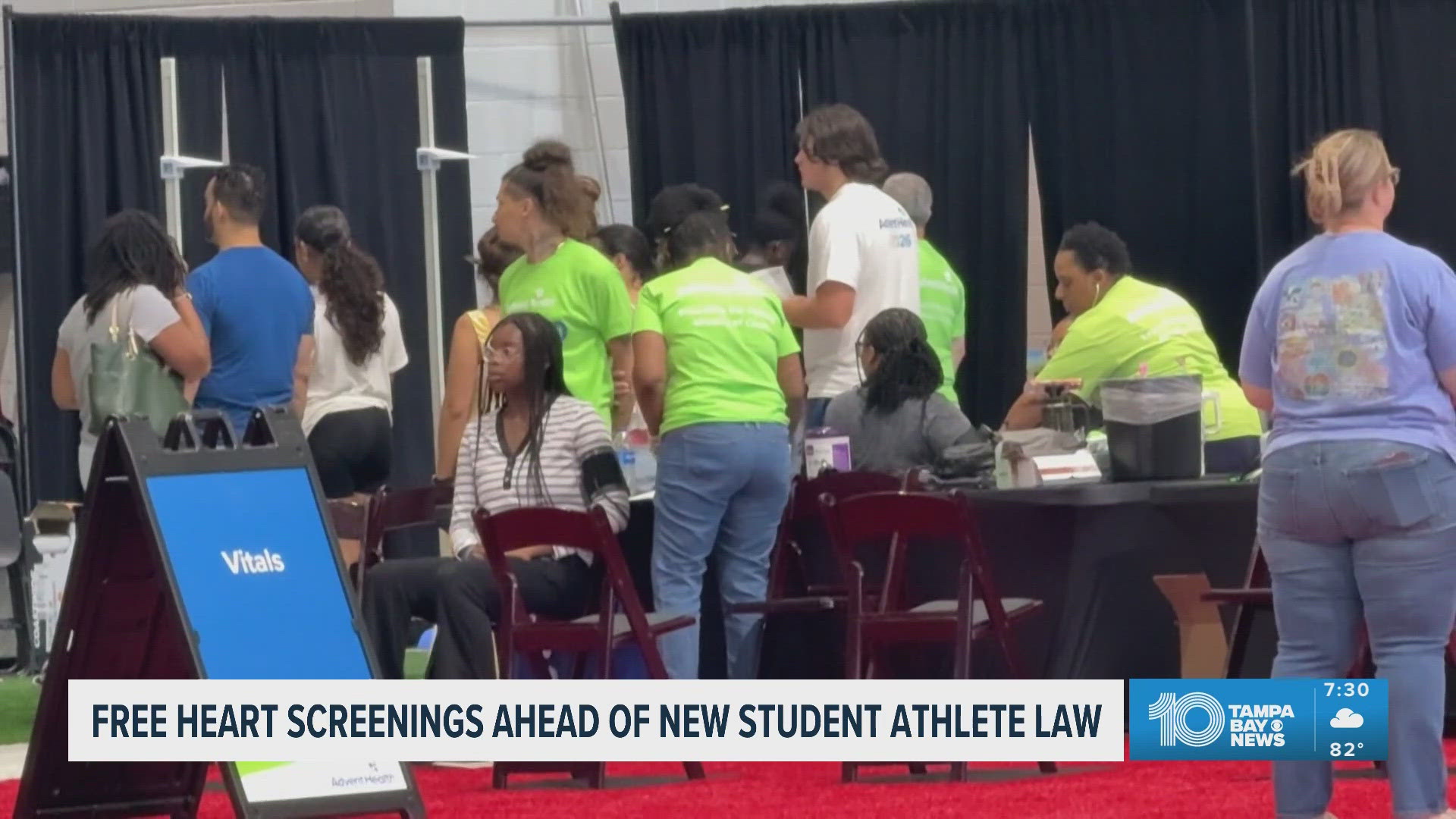 Hundreds of Tampa Bay student athletes get free heart screenings ahead ...