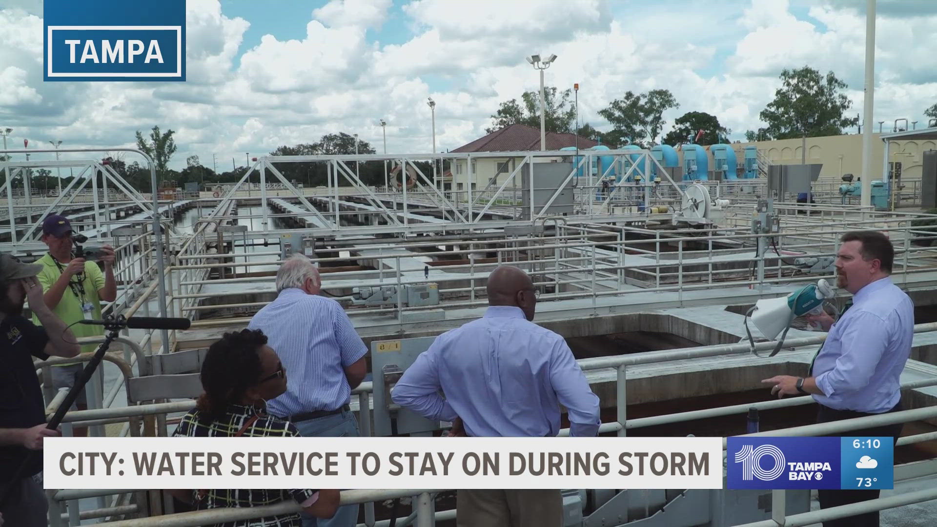 Tampa water service to stay on during Hurricane Milton