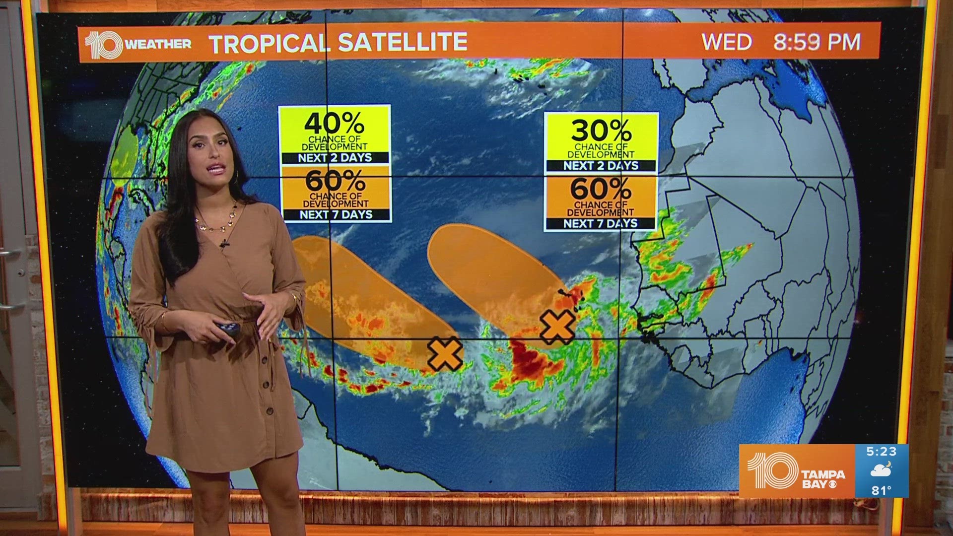 2 tropical disturbances forecast to move off African coast | wtsp.com