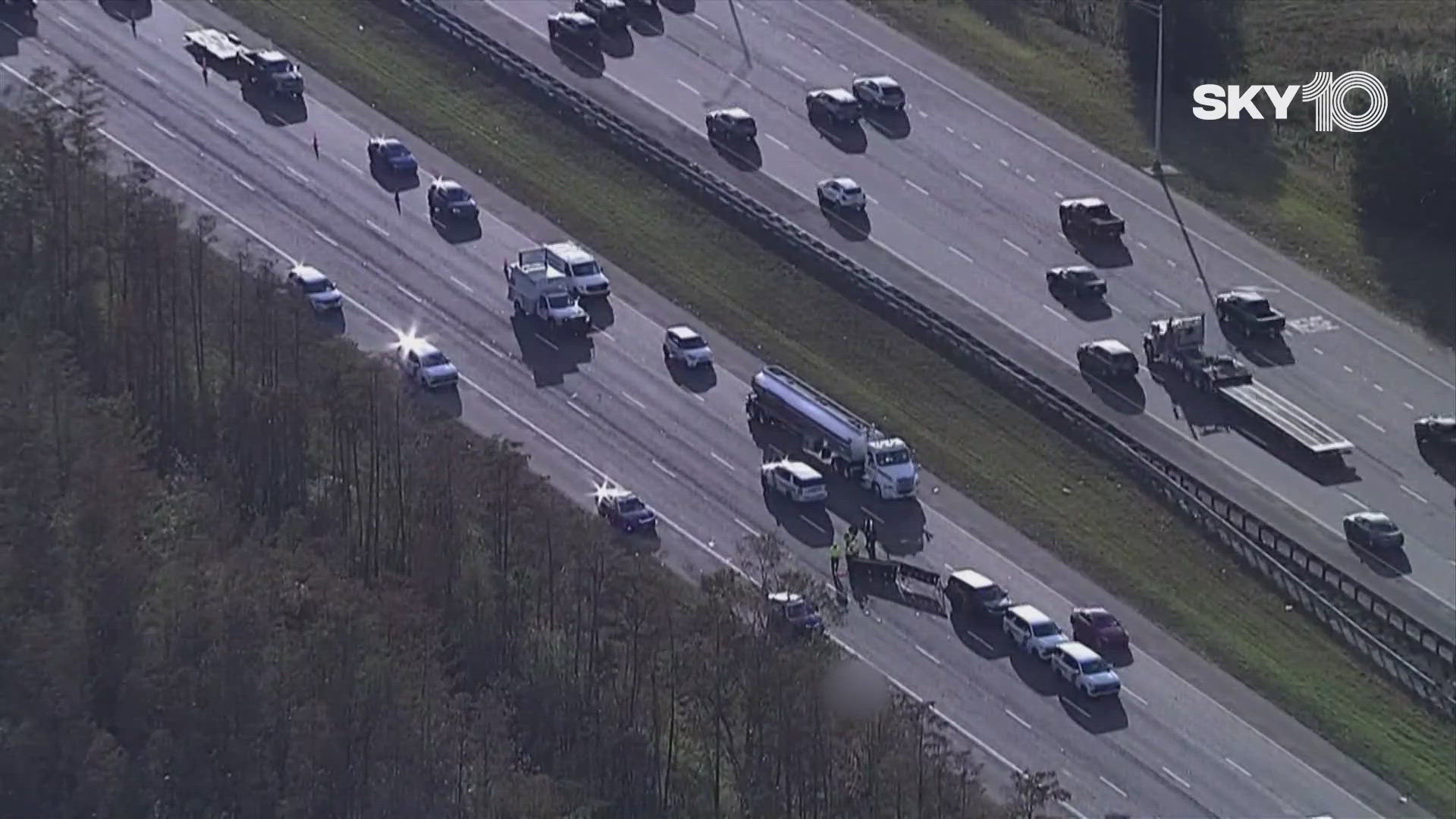 Deadly motorcycle crash temporarily closes NB lanes of I-75 in Wesley ...