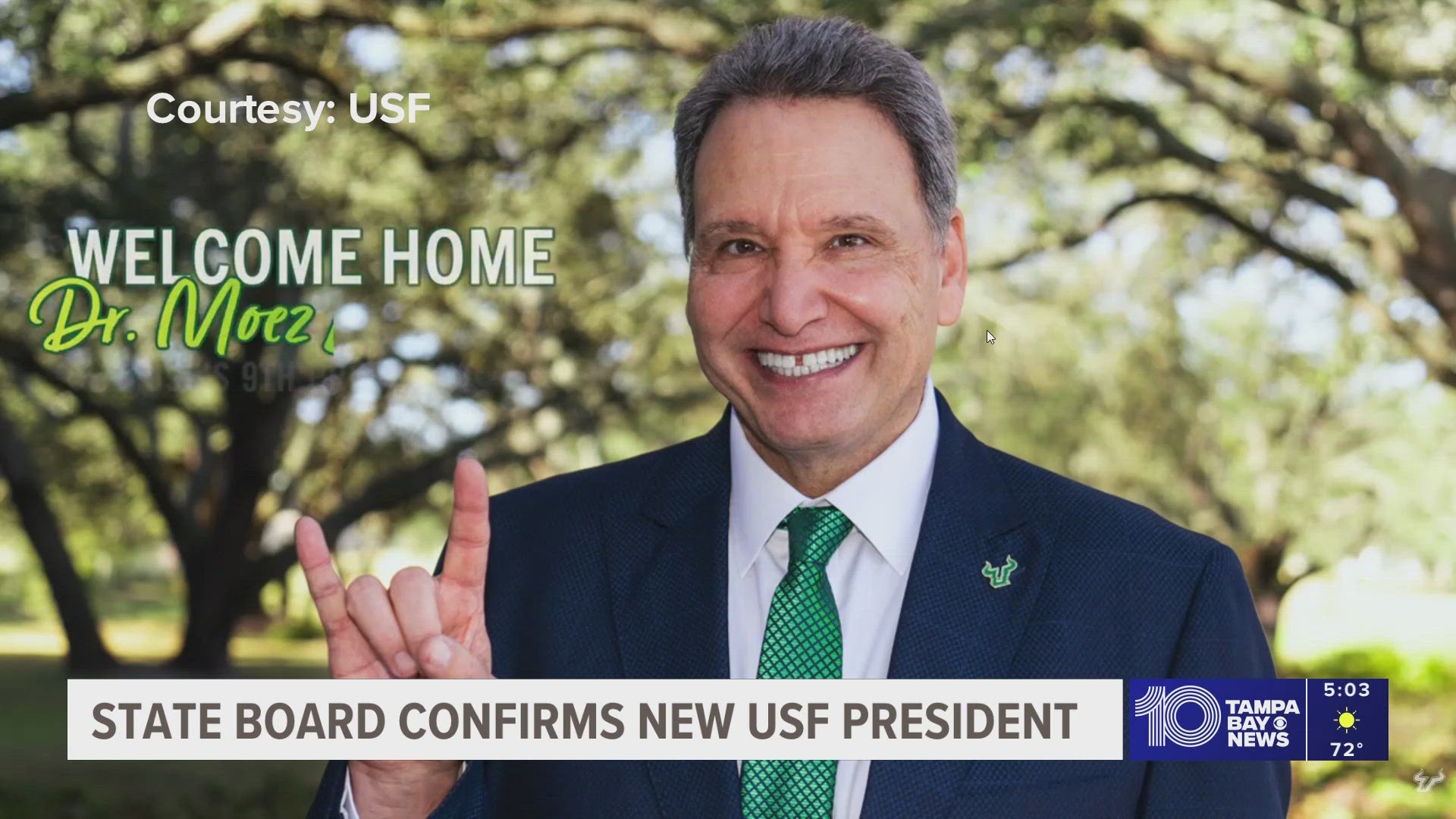 Moez Limayem Officially Confirmed As Usf President Wtsp