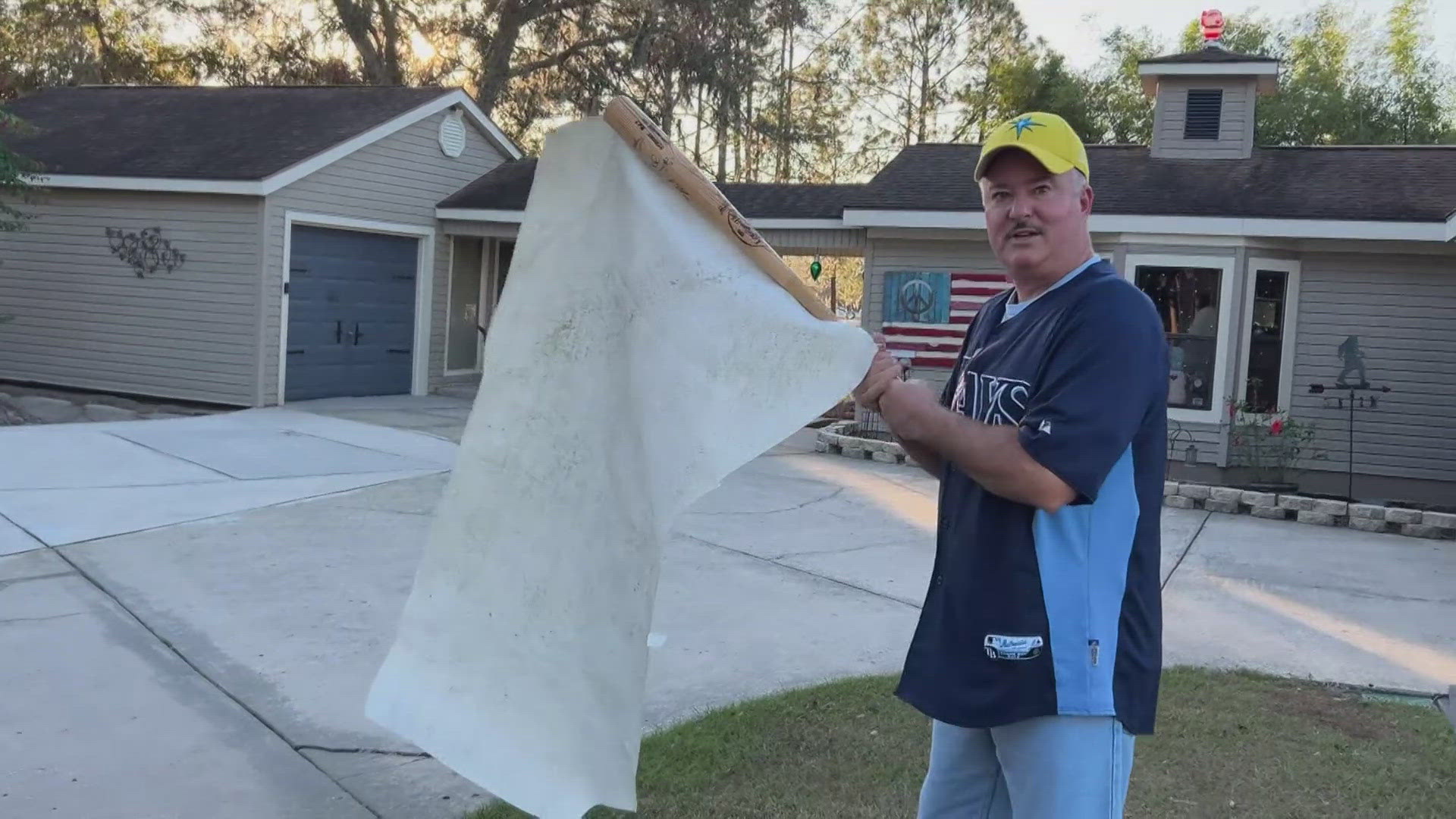 People selling swatches of torn Tropicana Field roof | wtsp.com