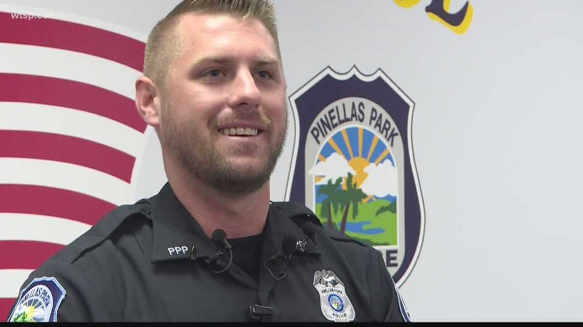 Pinellas Park officer is being recognized for saving a man who was ...