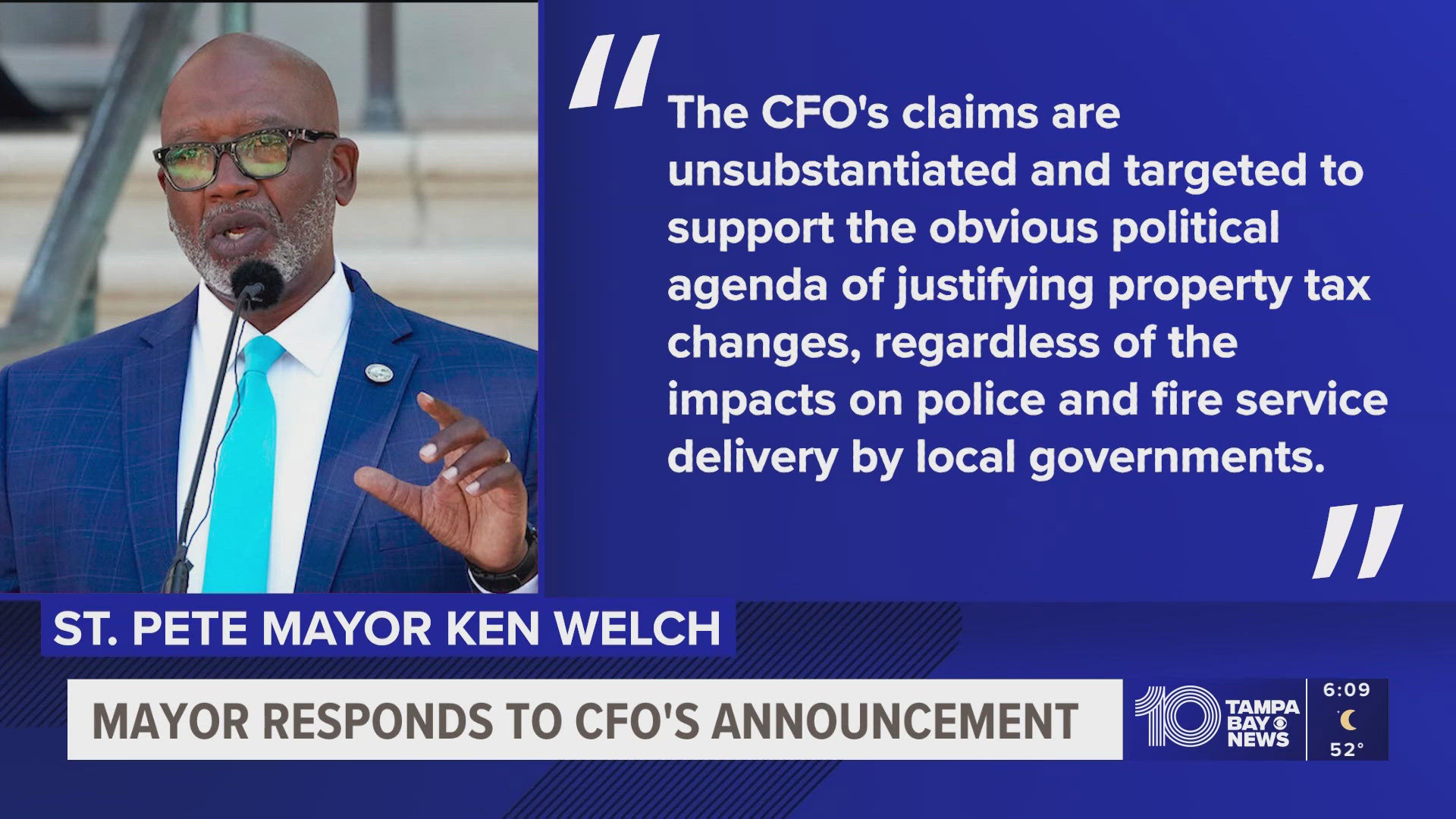 St. Pete mayor calls Florida CFO's wasteful spending claims ...
