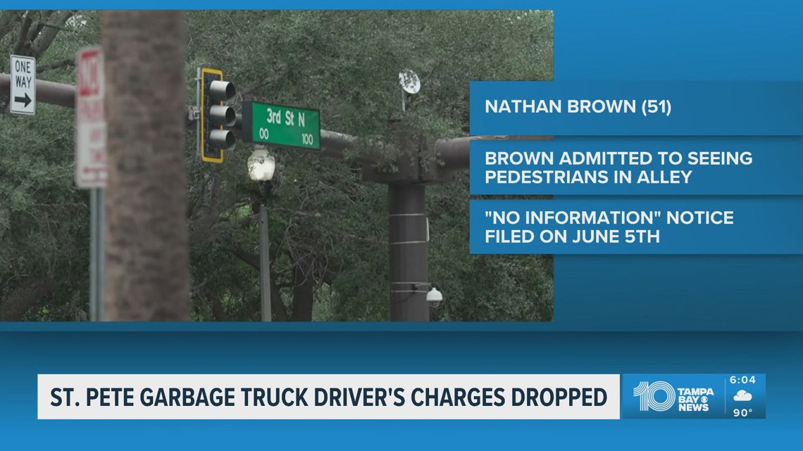 Garbage truck driver won't face charges after being accused of hitting ...